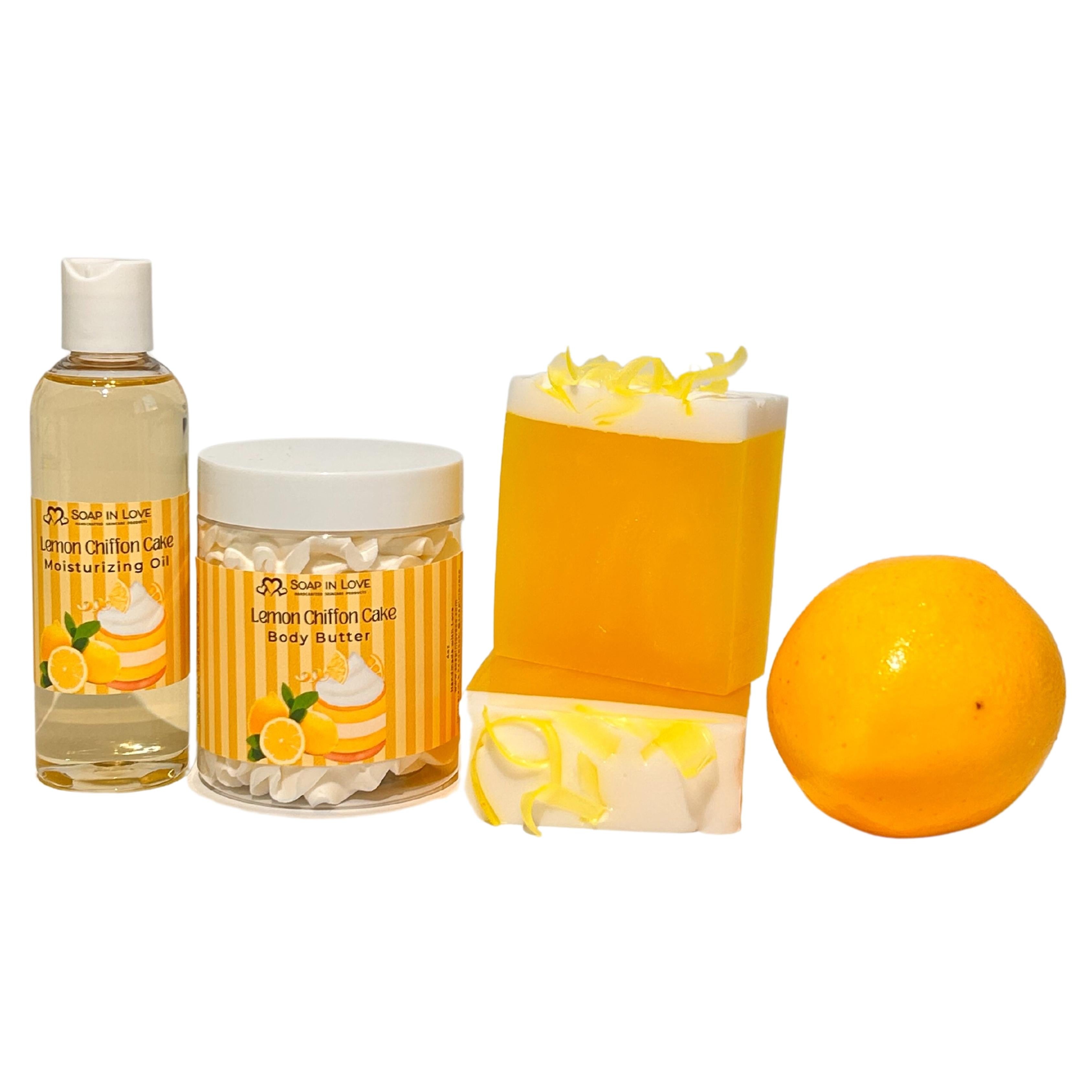 Lemon Chiffon Cake Natural Glycerin Soap – Soap In Love