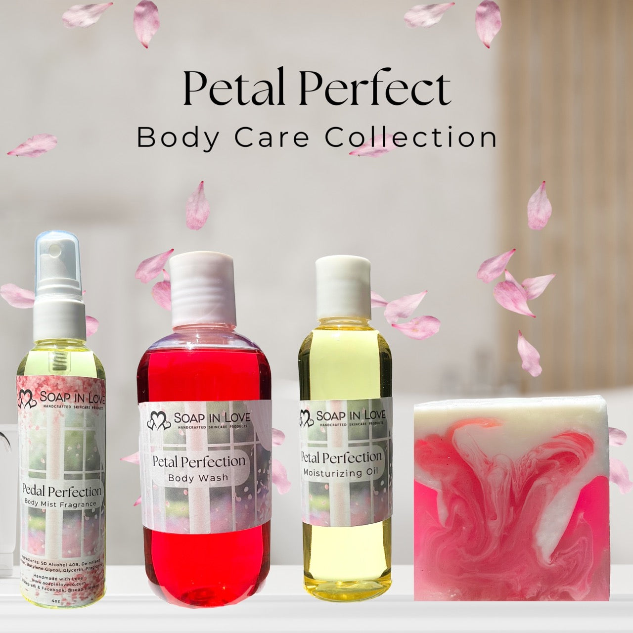 Petal Perfection Body Care Collection – Soap In Love